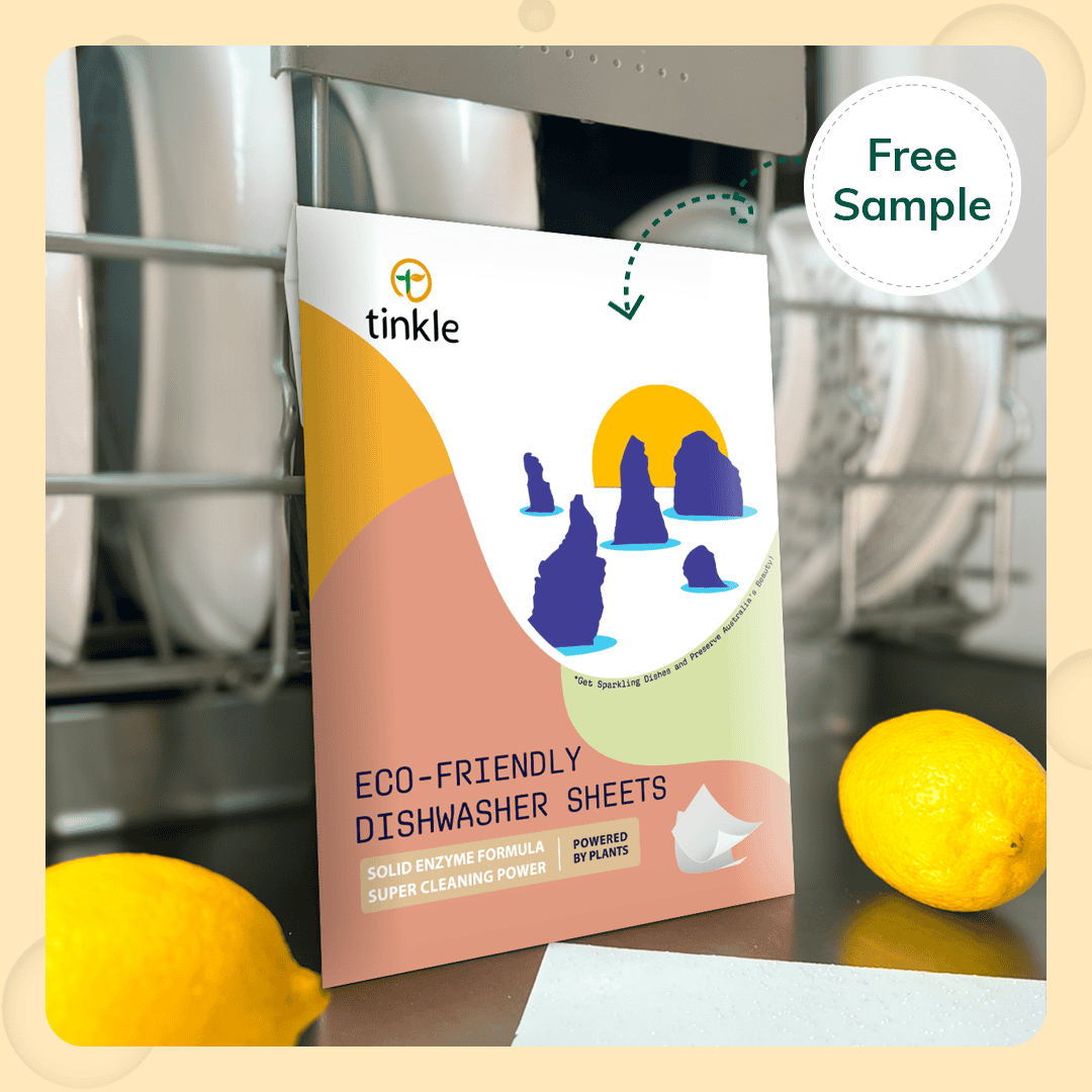 FREE SAMPLE - Tinkle Dishwasher Sheets – Tinkle 🌱